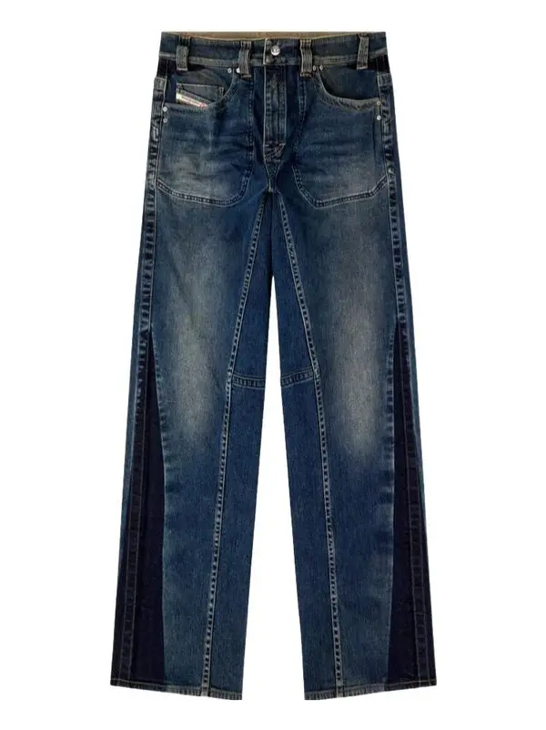 DIESEL® D-macro-re Straight Jeans - Medium Blue