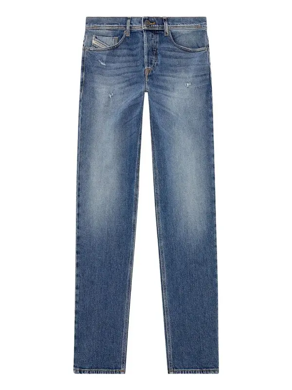 DIESEL® D-definitive Low-rise Tapered Jeans - Medium Blue
