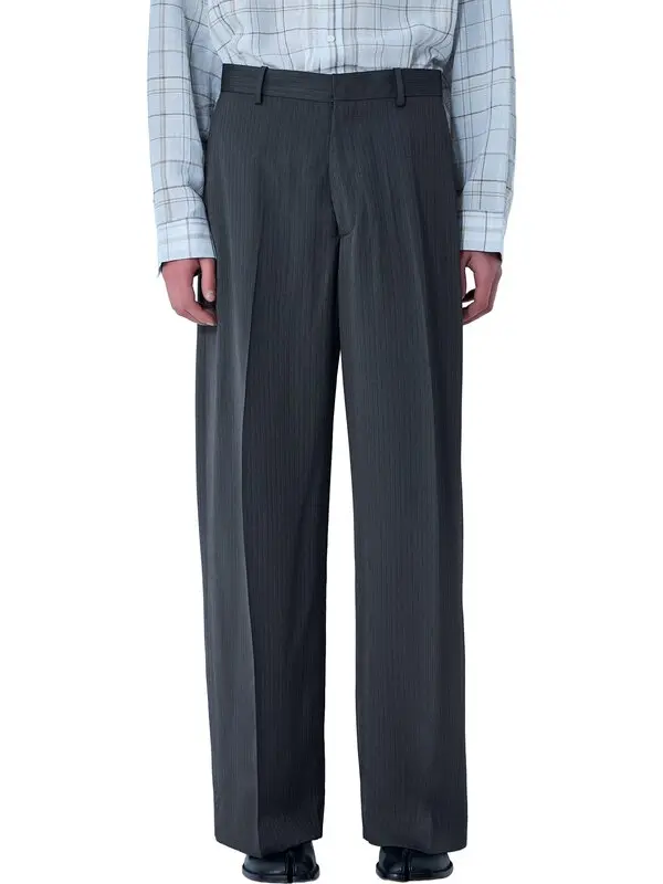 Acne Studios Wide-leg Tailored Trousers - Gray