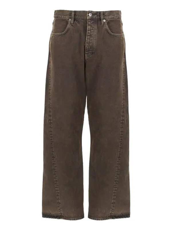 SUNFLOWER Belt Loop Jeans - Brown