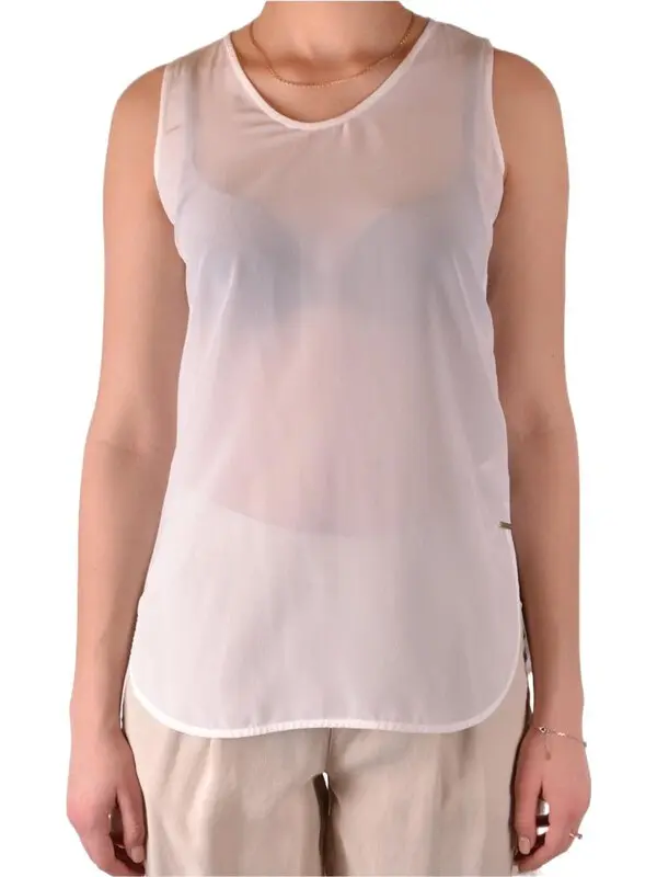 Woolrich Crew Neck Vest - Nude