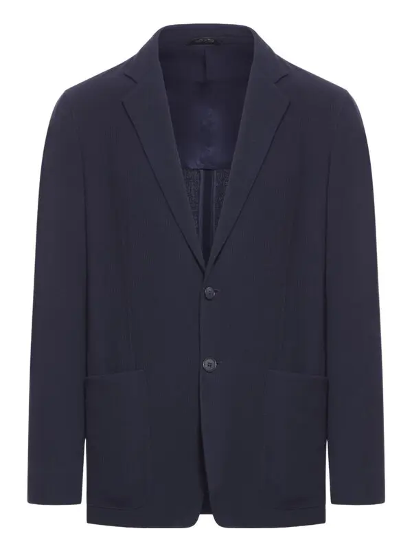 Giorgio Armani Single-breasted Blazer - Black