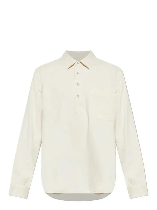 Rag & Bone Rag Bone Pocket Long-sleeve Polo Shirt - No