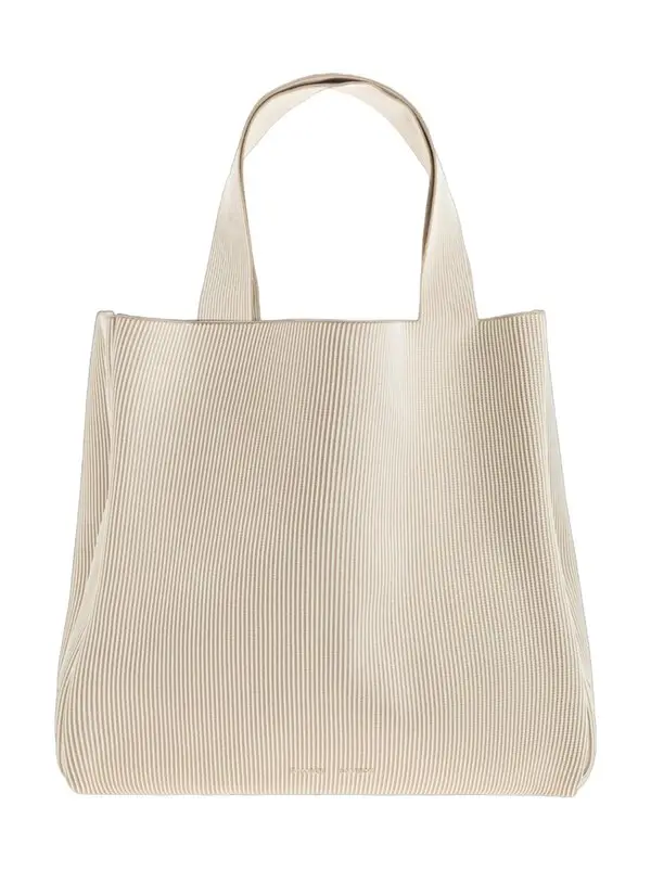 SAMSOE SAMSOE Ribbed-knit Shoulder Bag - Nude