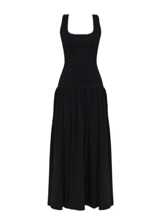 BY MALENE BIRGER Marcielle Scoop-neck Maxi Dress - Black
