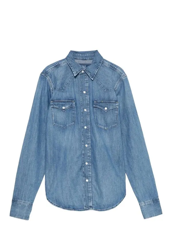 Polo Ralph Lauren Long-sleeve Denim Shirt - Indigo Blue