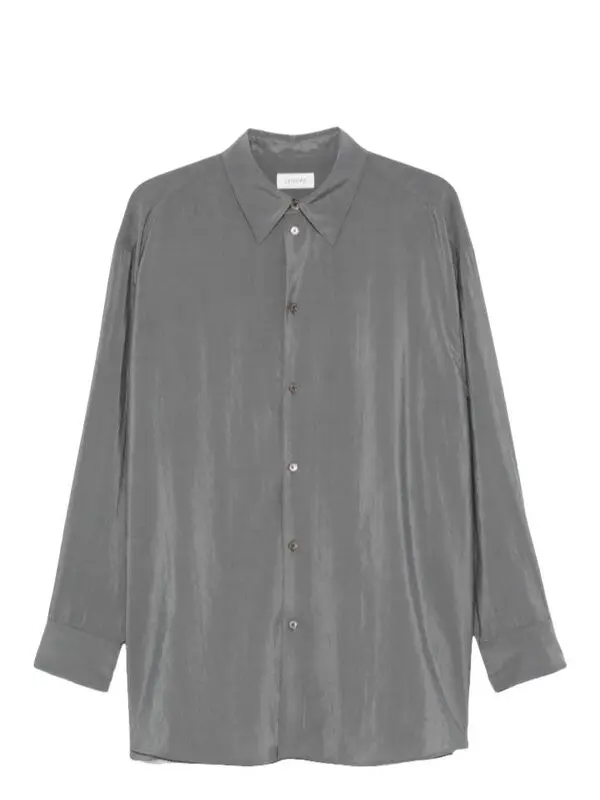 LEMAIRE Point-collar Oversized Shirt - Grey