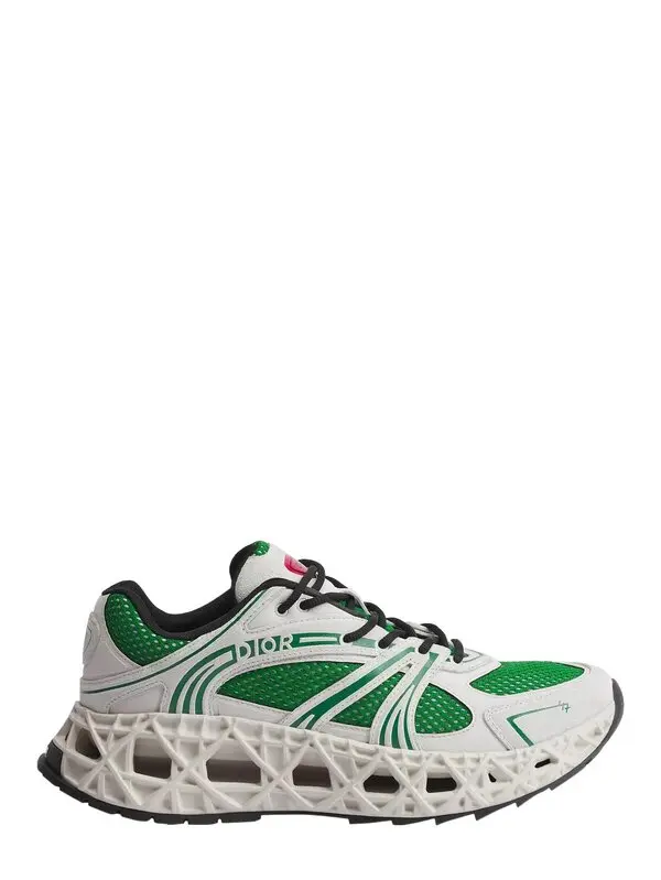 Dior B35 Sneakers - White, Green