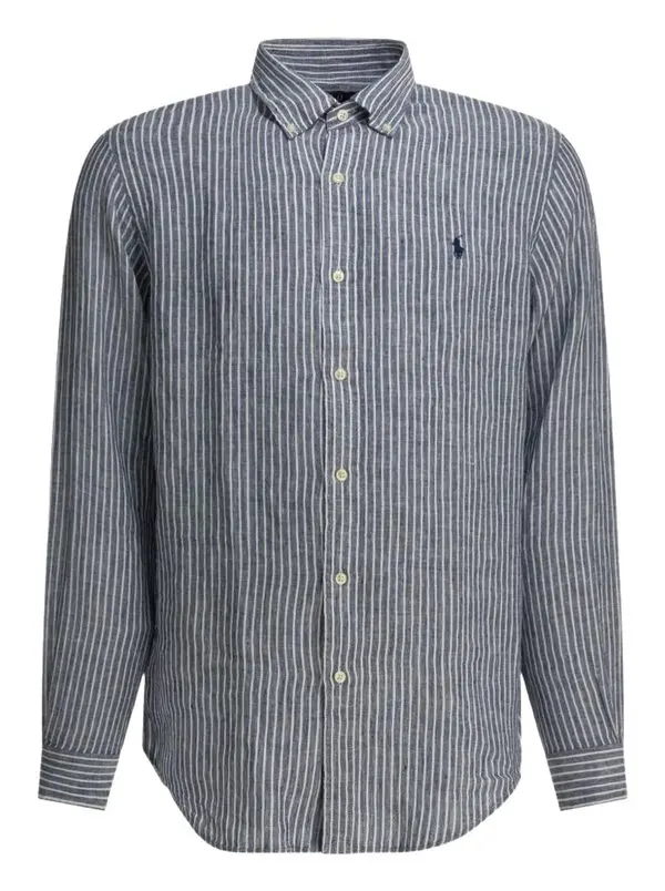 Polo Ralph Lauren Striped Button-down Shirt - Blue