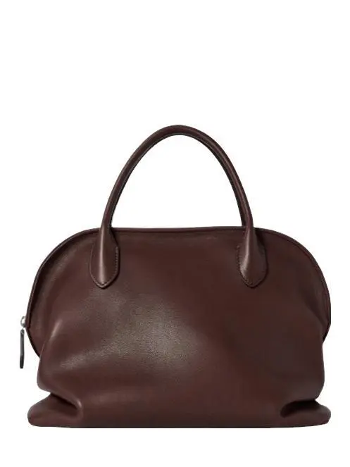 THE ROW Agnes 12 Handbag - Burgundy Red