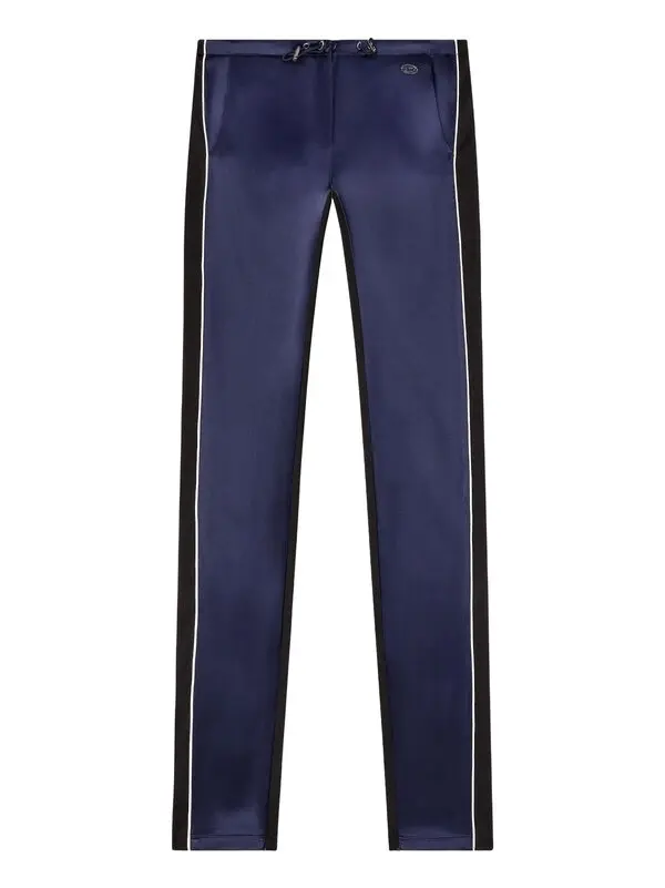 DIESEL® Slim-leg Track Pants With Oval D Plaque - Blue