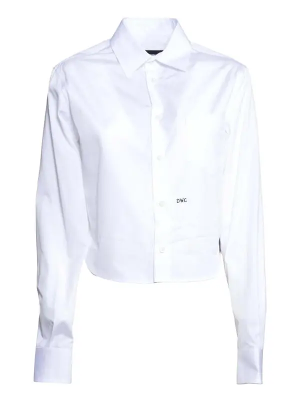 Dsquared2 Embroidered Pocket Shirt - White