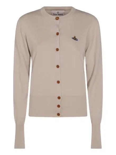 VIVIENNE WESTWOOD Orb Button Cardigan - Nude