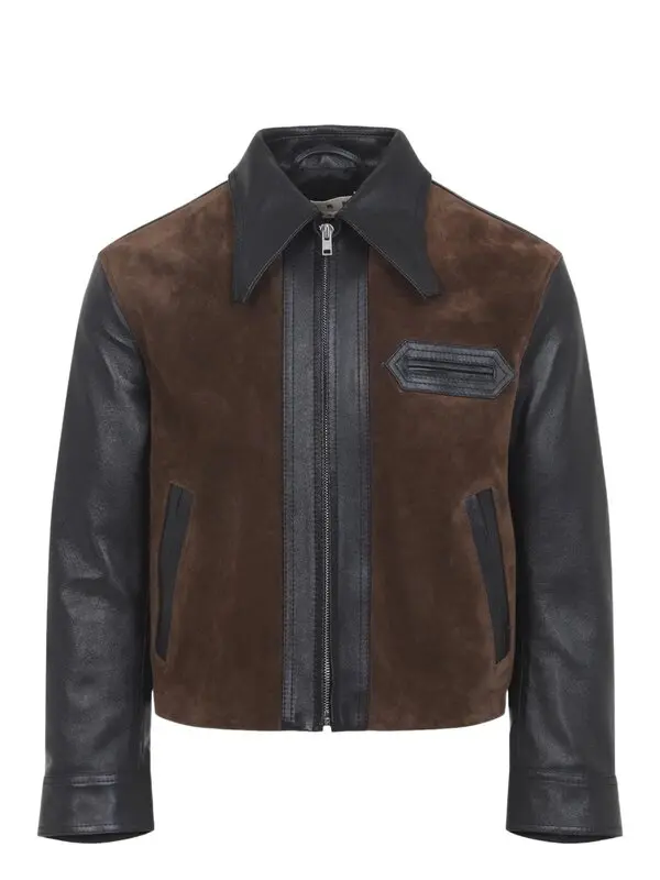 Marni Zip-up Paneled Jacket - Black