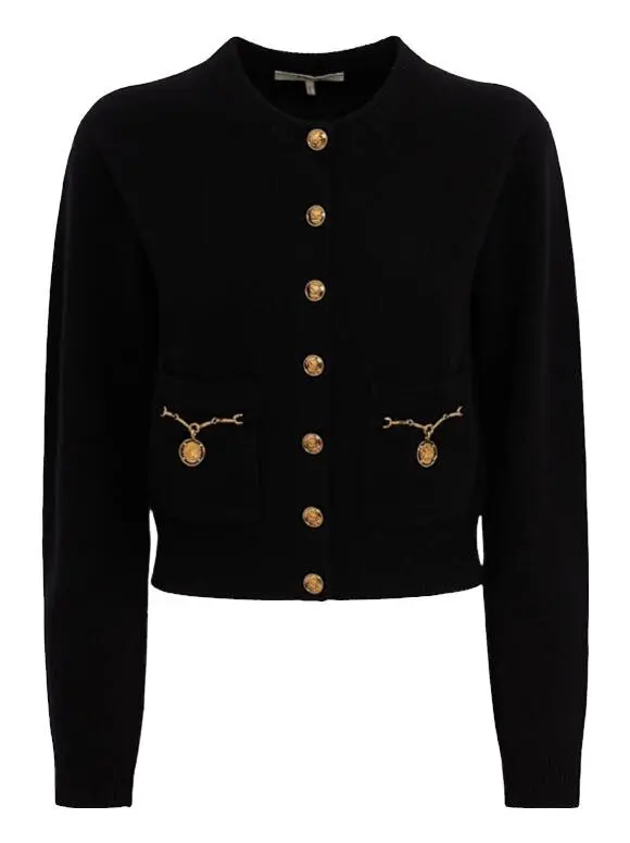 Chloé Horse Capsule Knit Cardigan - Black