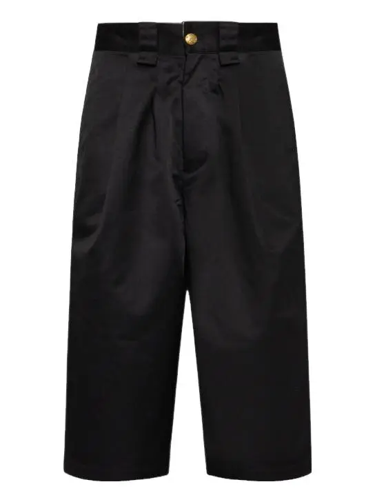 WILLY CHAVARRIA Pleated Shorts - Black