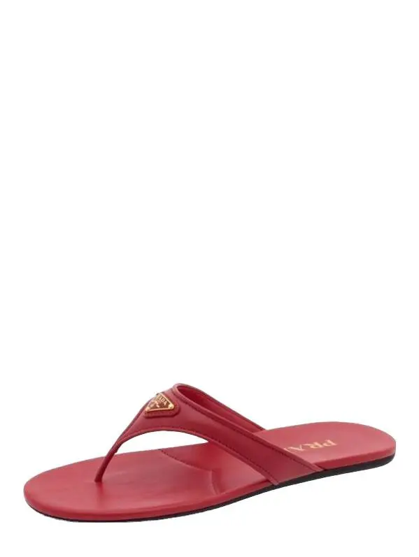 Prada Open Toe Sandals - Red