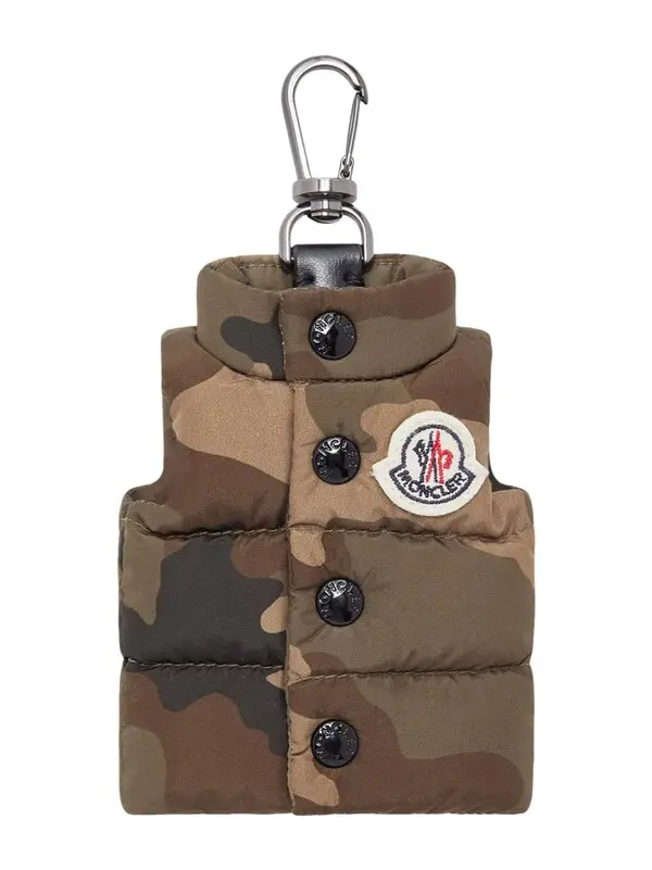 Moncler Lanyard Keychain - Green/brown