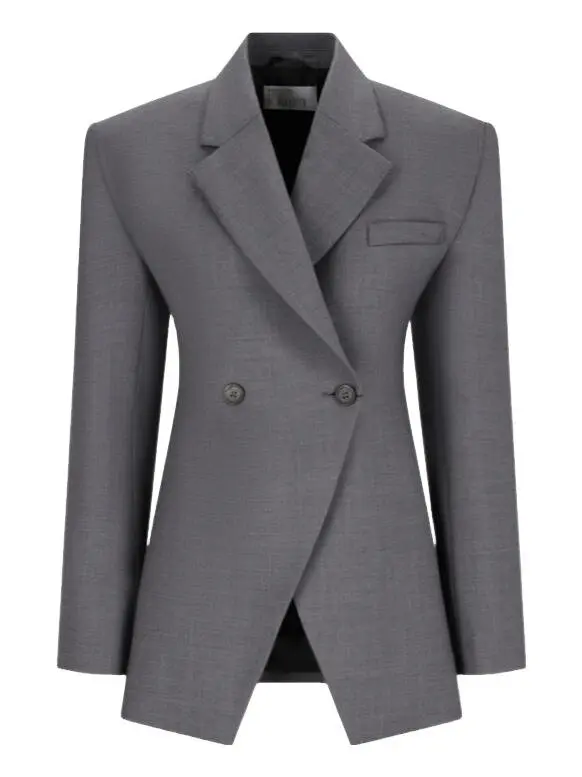 Giuseppe Di Morabito Asymmetrical Double-breasted Jacket - Gray