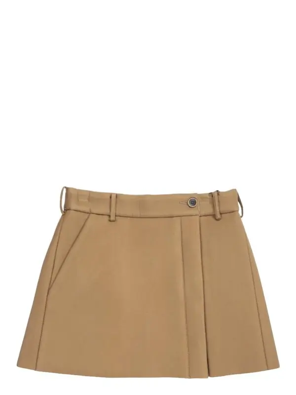 UMA WANG Button-down Skirt - Tan