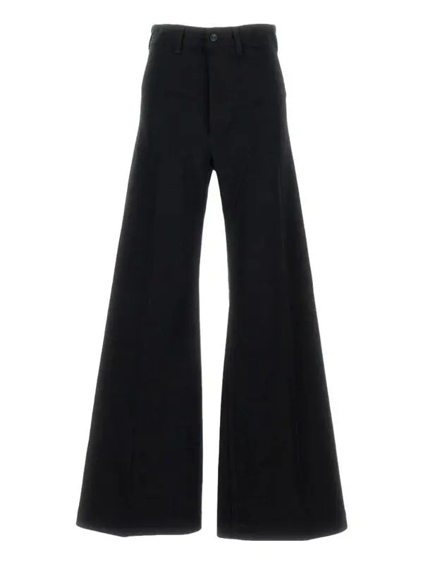 Polo Ralph Lauren High-waisted Palazzo Trousers - Black