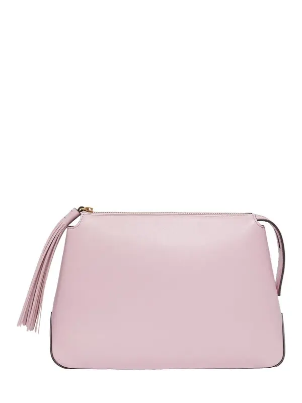 Pinko Love Birds Zip Clutch Bag - Pastel Pink
