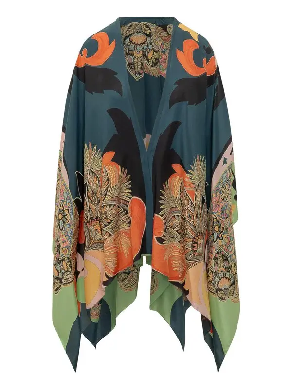 Etro Printed Cape - Multicolor