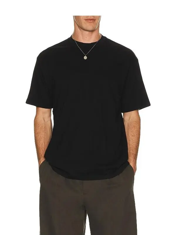 ASHER Noah Supima Tee In . Also - Black