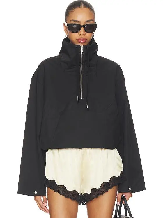 AGOLDE Lydia Zip Up Jacket - Black