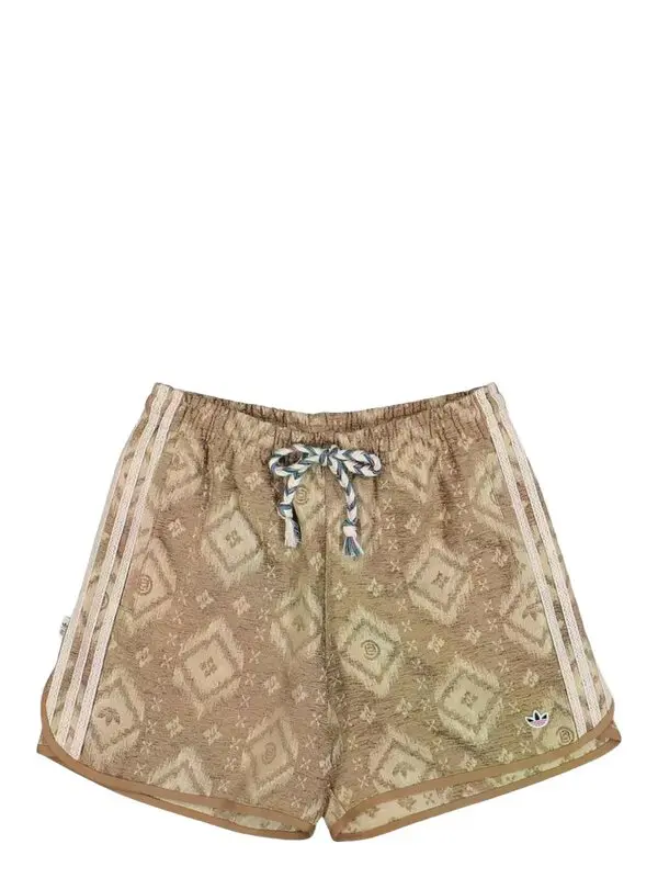 Adidas Heritage Jacquard Shorts - Neutrals