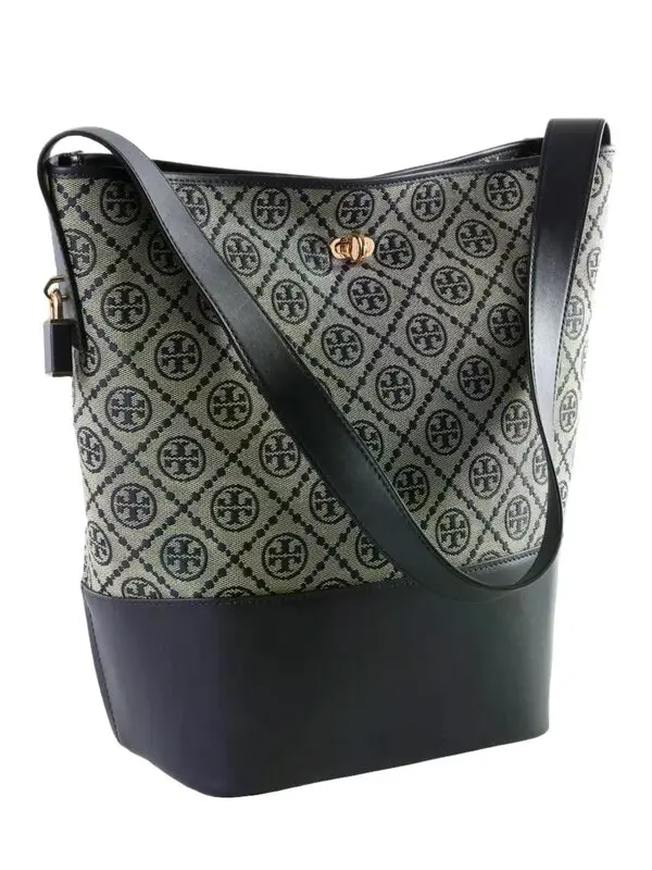 Tory Burch T Monogram Bucket Bag - Blue