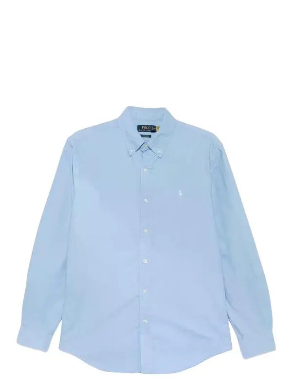 Polo Ralph Lauren Logo-embroidered Button-down Shirt - Blue