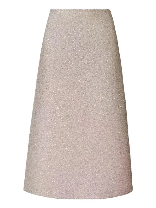 Fabiana Filippi A-line Midi Skirt - Neutrals