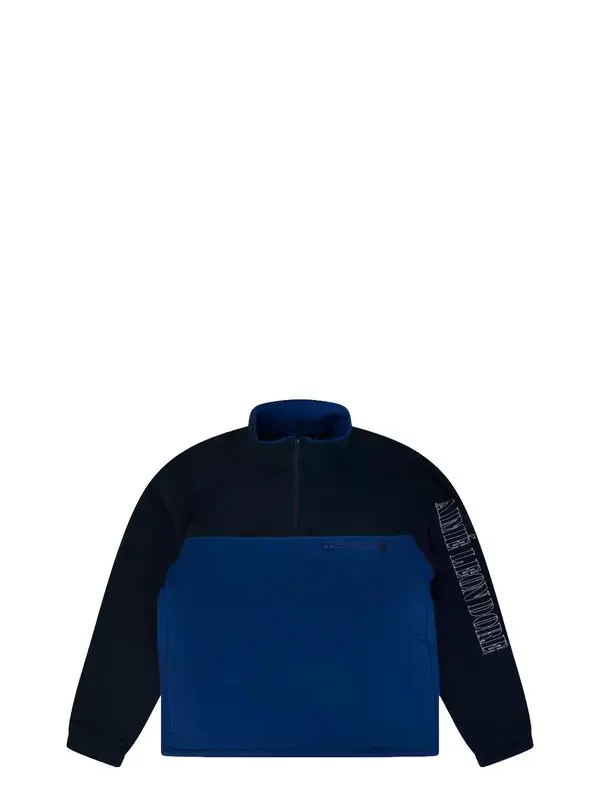 Aimé Leon Dore Colorblock Quarter-zip Sweater - Blue