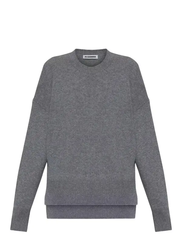 JIL SANDER Crew Neck Sweater - Grey