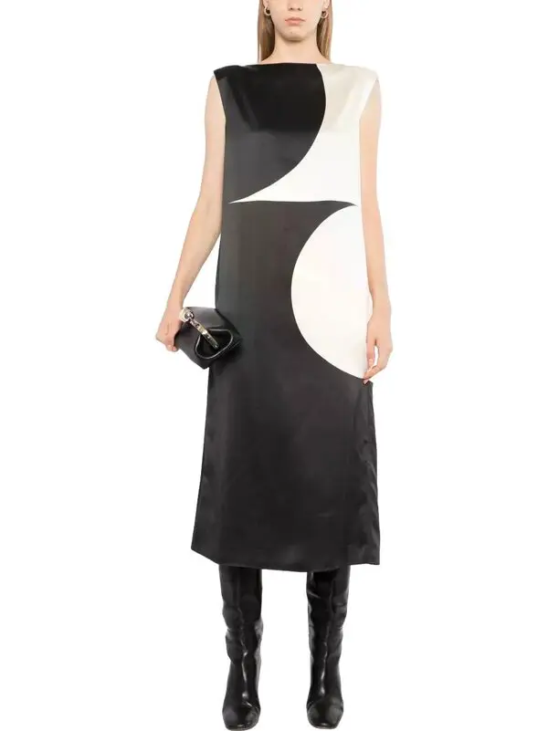 LESS H-line Sleeve Dress - Black