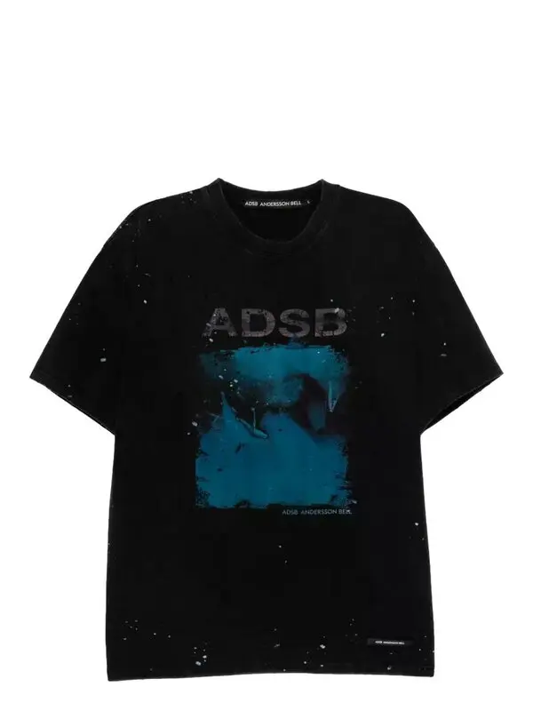 Andersson Bell Whale Graphic T-shirt - Grey