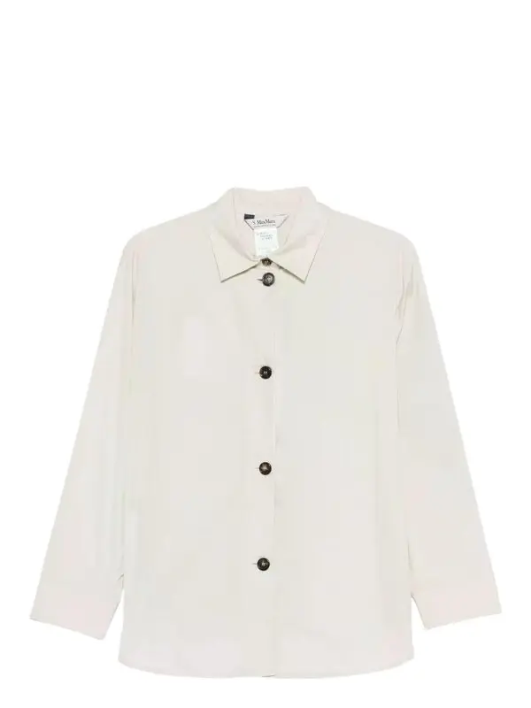 Max Mara Belli Long Sleeve Shirt - Neutrals