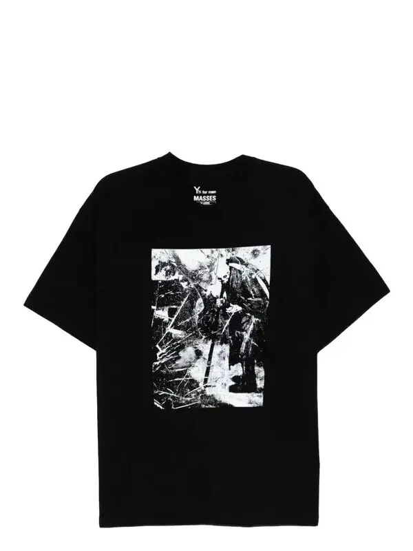Y’s For X Masses Graphic-printed T-shirt - Black