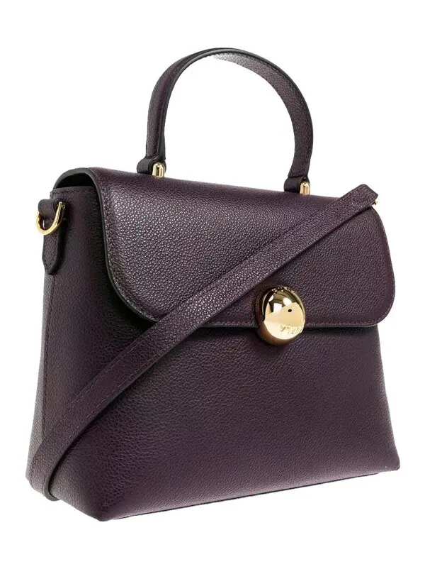 Furla Moonlight Leather Tote Bag - Red