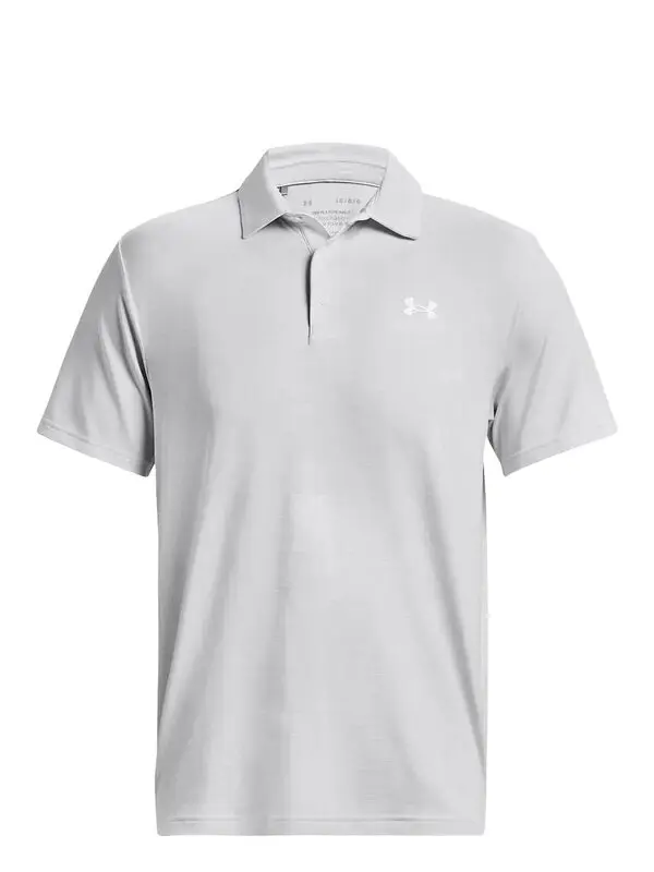 Under Armour Playoff 3.0 Stripe Polo Shirt - Grey
