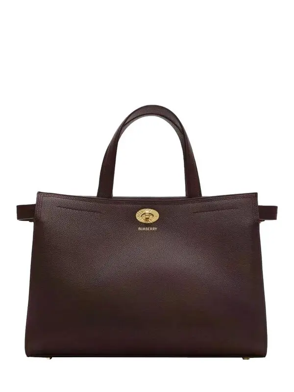 Burberry Small Cotswolds Check Tote Bag - Brown