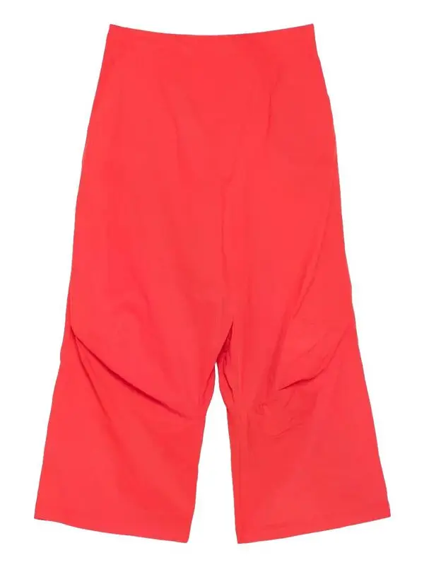 RUNDHOLZ Darted Pleated Trousers - Red