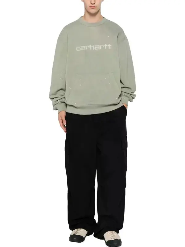 Carhartt Work In Progress Mandler Logo-patch Cargo Pants - Black