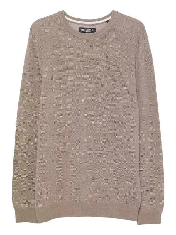 Marc O'polo Crew Neck Sweater - Brown