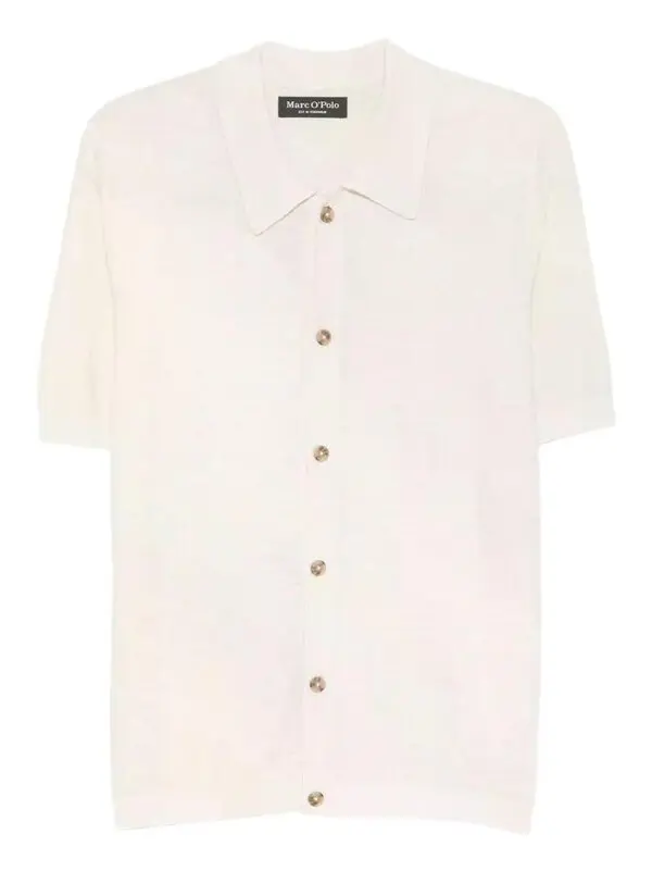 Marc O'polo Button-up Short-sleeve Shirt - Neutrals