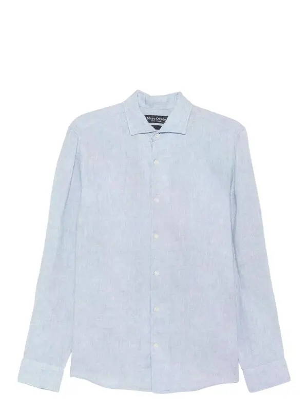 Marc O'polo Button-up Long-sleeve Shirt - Blue
