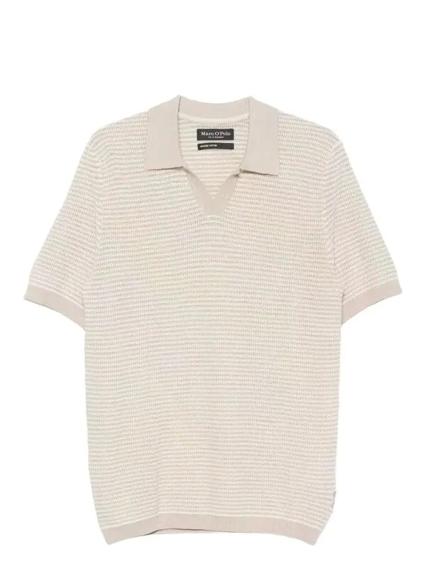 Marc O'polo Polo-collar T-shirt - Grey