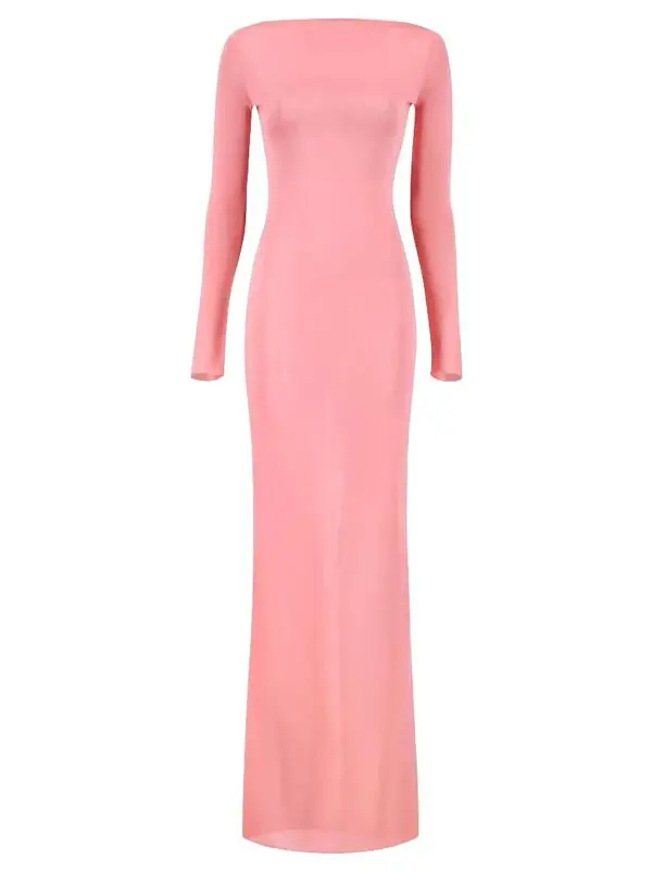 LA GALPA Riva Vera Long-sleeve Maxi Dress - Pink