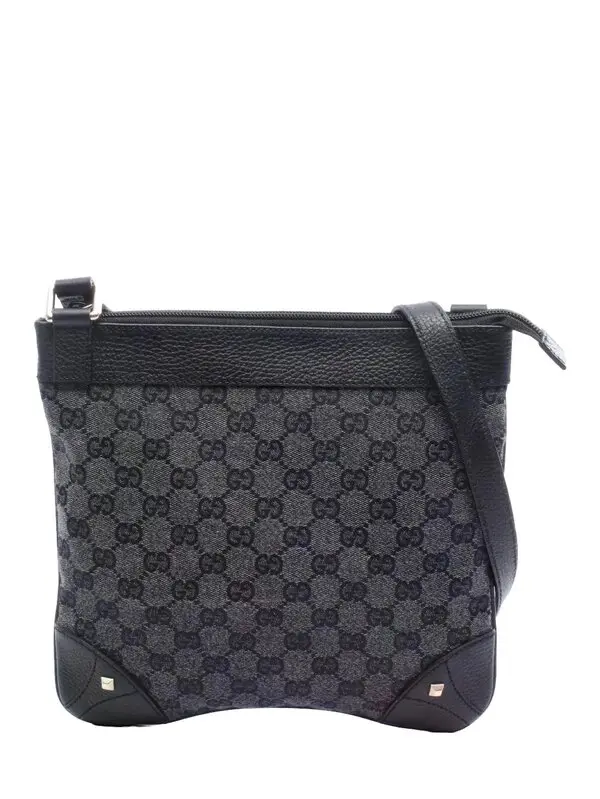 Gucci Gg Canvas Shoulder Bag - Grey